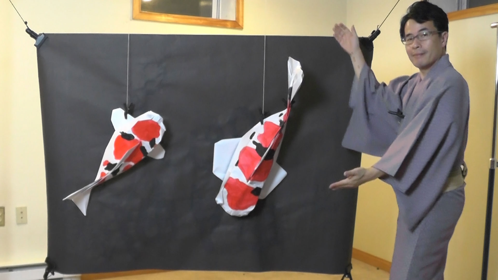 Giant Origami Koi Fish – Taro’s Origami Studio